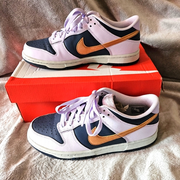 Nike | Shoes | Nike Dunk Low Se Thunder Blmetallic Copper Swoosh Dx663 ...